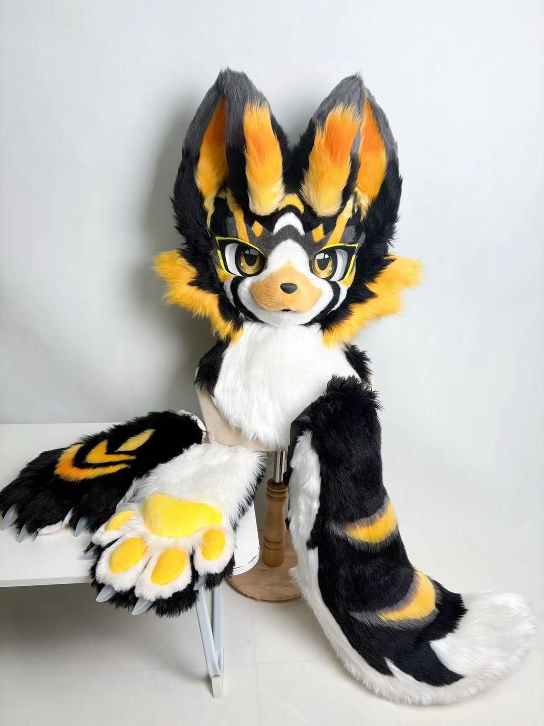 SOLD OUT! Premade Penguin Dog Fursuit Partial | Kemono/toony Costume ...