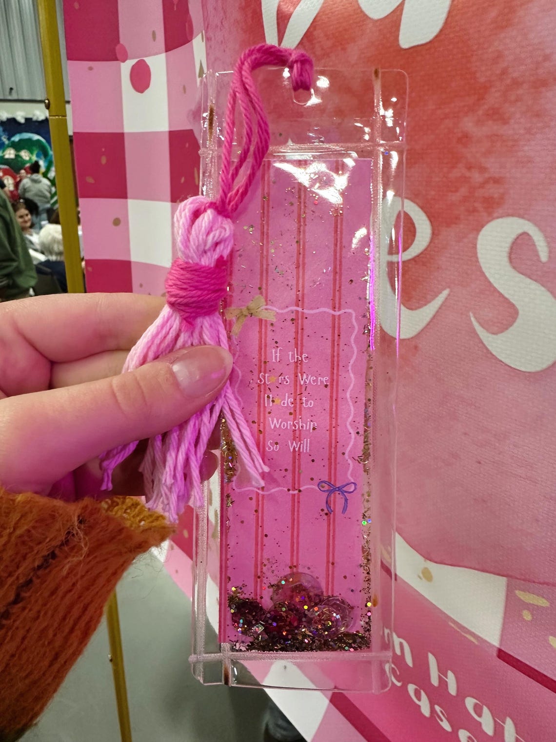 Confetti/glitter Bookmark - Etsy