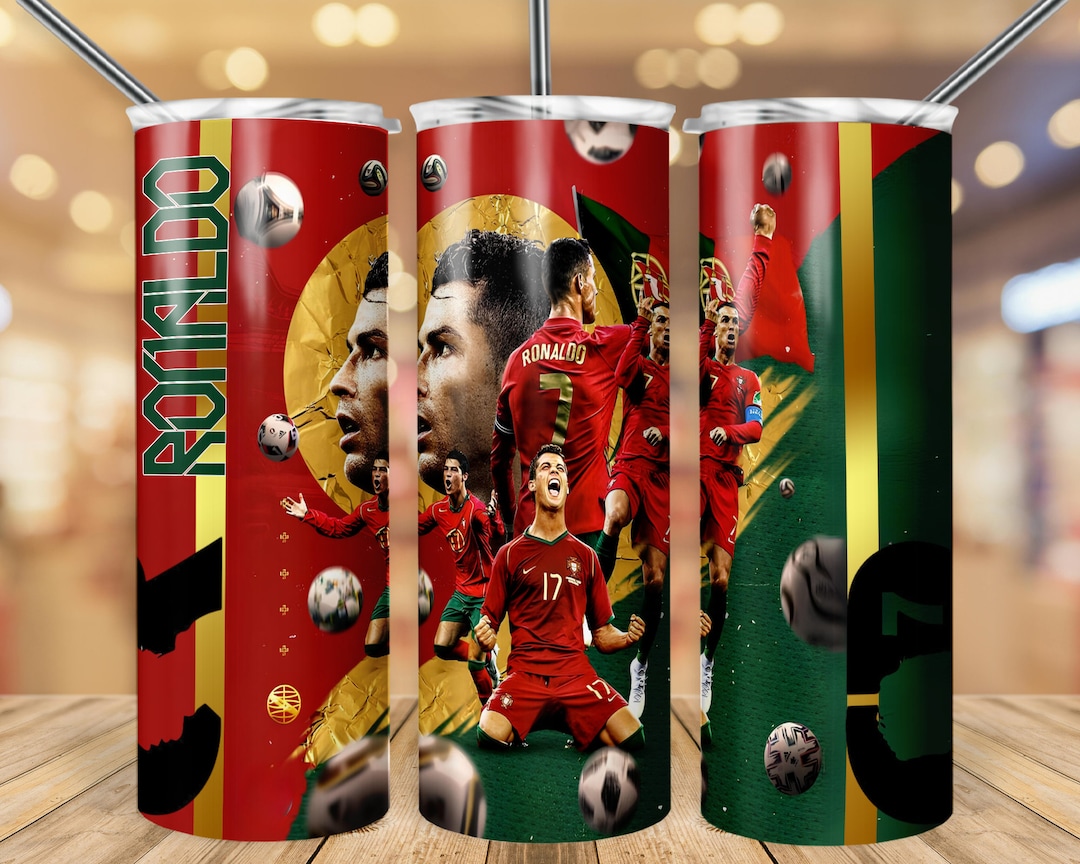 Ronaldo Tumbler Wrap, CR7 Fan Tumbler, Limited Edition, 20oz Tumbler ...