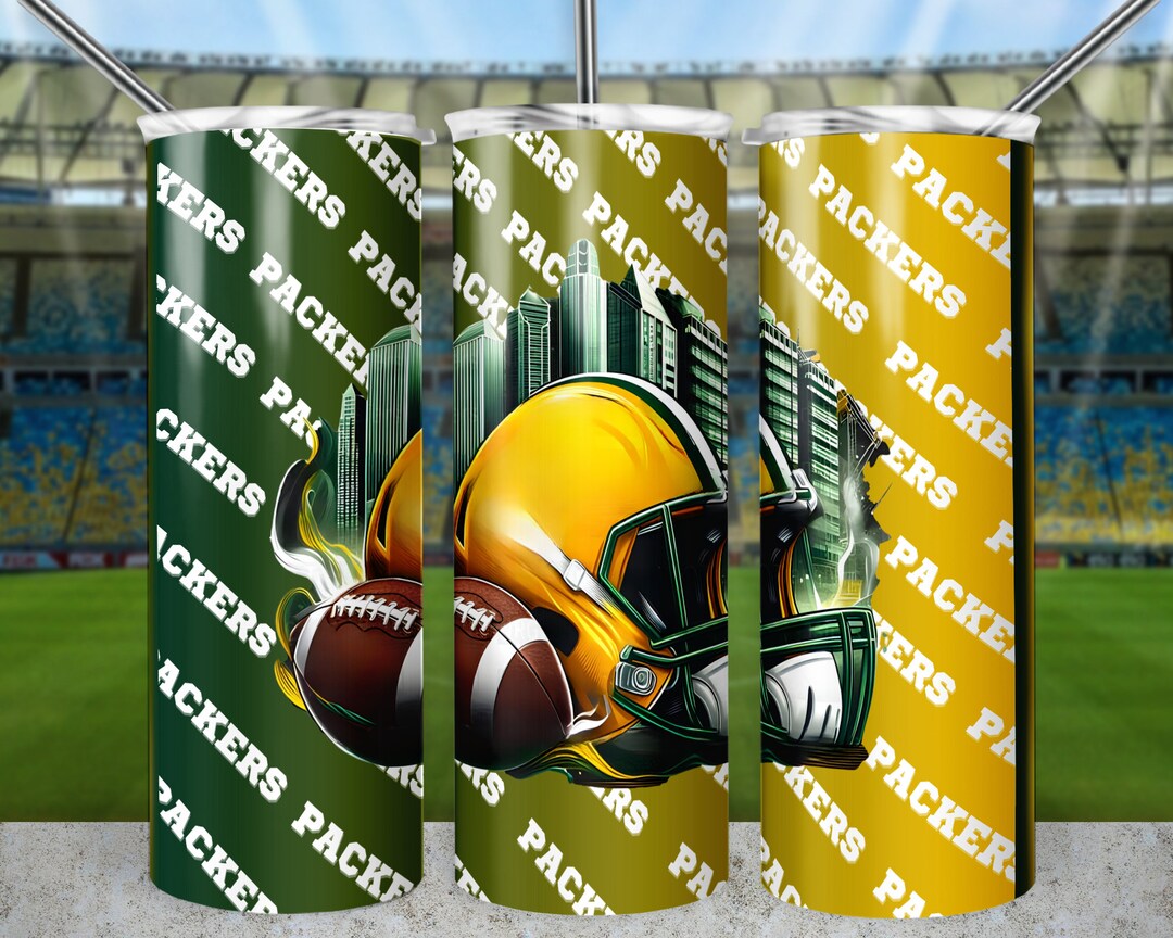 20oz Skinny Tumbler Wrap Design Sublimation, American Football Tumbler ...