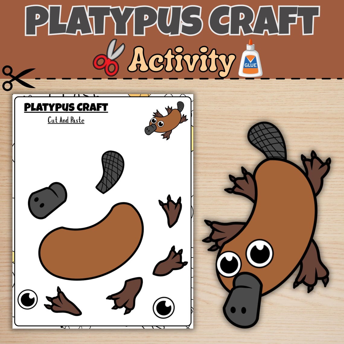 Platypus Craft | Forest | Animal Habitat | Early Learning | Australian ...