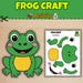 Frog Craft Activity | Spring Theme Activities| Cut and Paste Amphibian ...