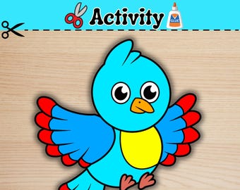 Printable Goldfinch Craft Template for Kids | Spring Bird Activity ...