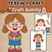 Teacher Craft | Community Helpers Activity | Cut and Paste Craft for ...