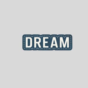 1 Pc DREAM Vinyl Sticker,sticker for Tablets Laptop Wall Car Windows ...