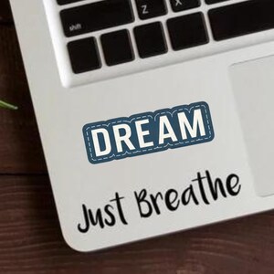 1 Pc DREAM Vinyl Sticker,sticker for Tablets Laptop Wall Car Windows ...