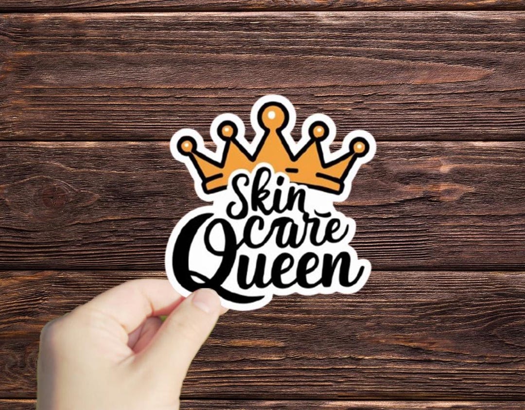 1 Pc Skincare Queen Vinyl Sticker for Esthetician Gift, Dermatologist ...
