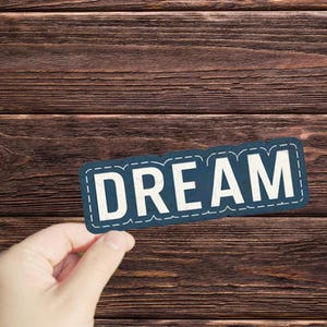 1 Pc DREAM Vinyl Sticker,sticker for Tablets Laptop Wall Car Windows ...