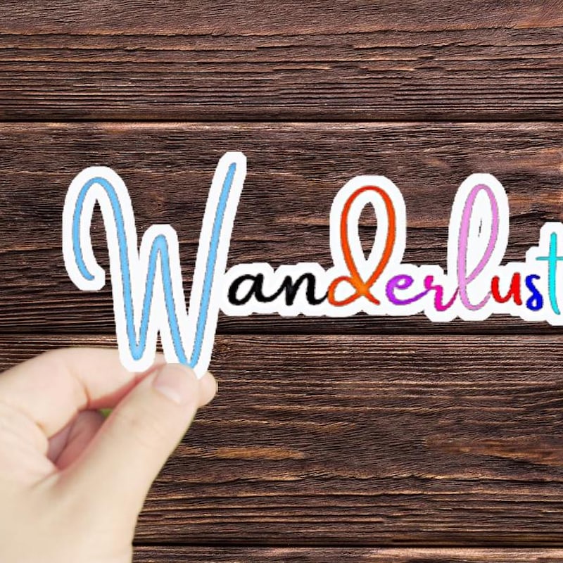 Wanderlust Decal - Etsy