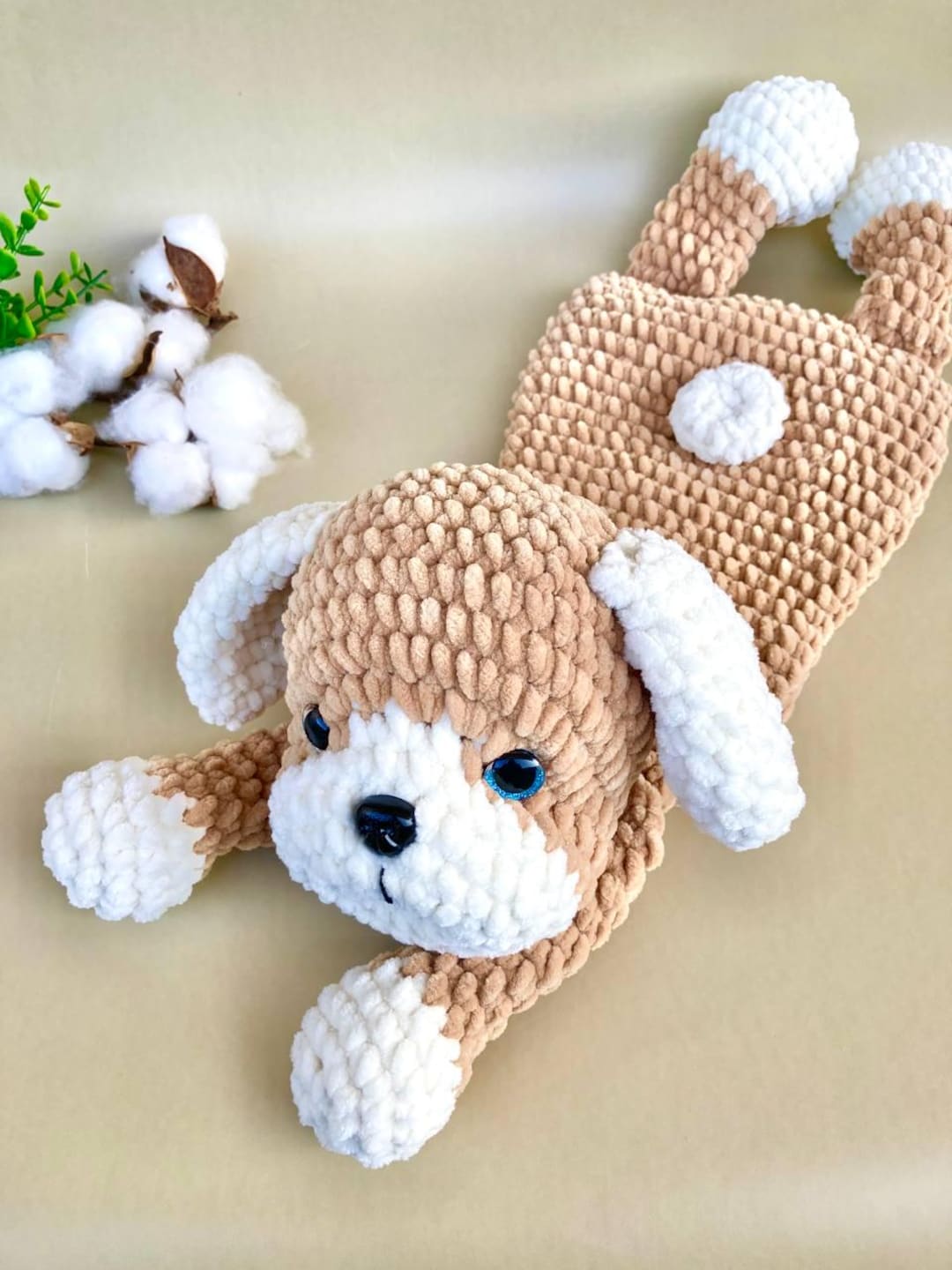 Crochet Puppy Snuggler Pattern: Amigurumi Dog Lovey (PDF Pattern) - Etsy