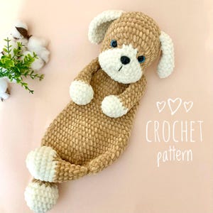 Crochet Puppy Snuggler Pattern: Amigurumi Dog Lovey (PDF Pattern) - Etsy