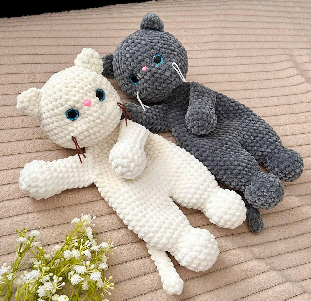 Crochet Cat Snuggler Pattern: Amigurumi Kitten Lovey (PDF Pattern) - Etsy