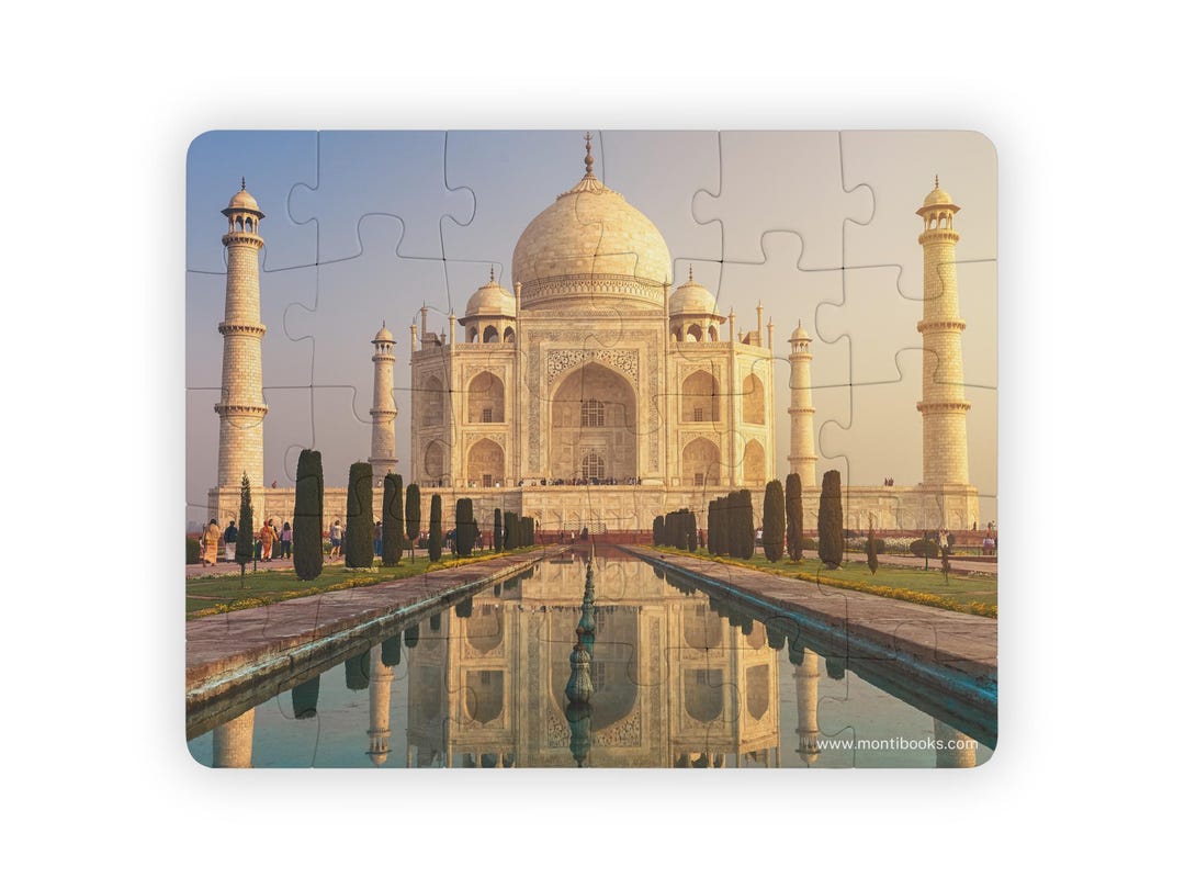Taj Mahal Kids' Puzzle, 30-piece, India, Montessori Puzzle, World ...