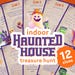 Haunted House Scavenger Hunt: Spooky Clues for Kids, Indoor Treasure ...