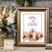 Boho Burnt Orange and Burgundy Wedding Table Sign Templates, Editable ...