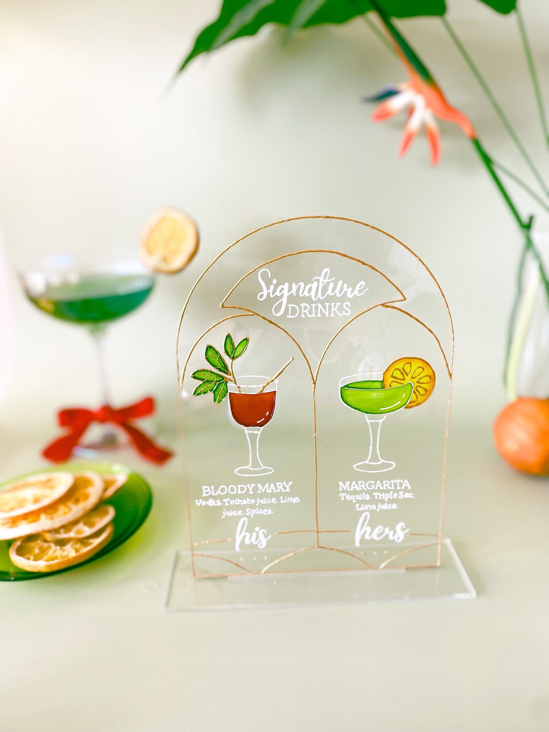 Signature Cocktail Sign for Weddings - Personalized Bar and Drinks ...