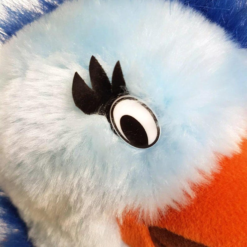 Rare Vintage LARGE 57cm Kangaroo Creek Gang EMILY Emu Hand Puppet Plush ...