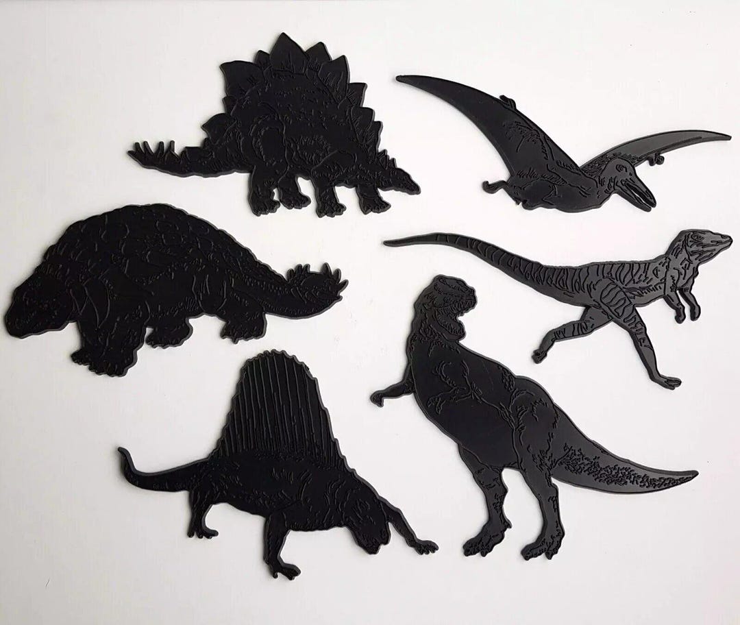 Modèles de dessin vintage RARE FRANK DOWN Ltd animaux préhistoriques ...