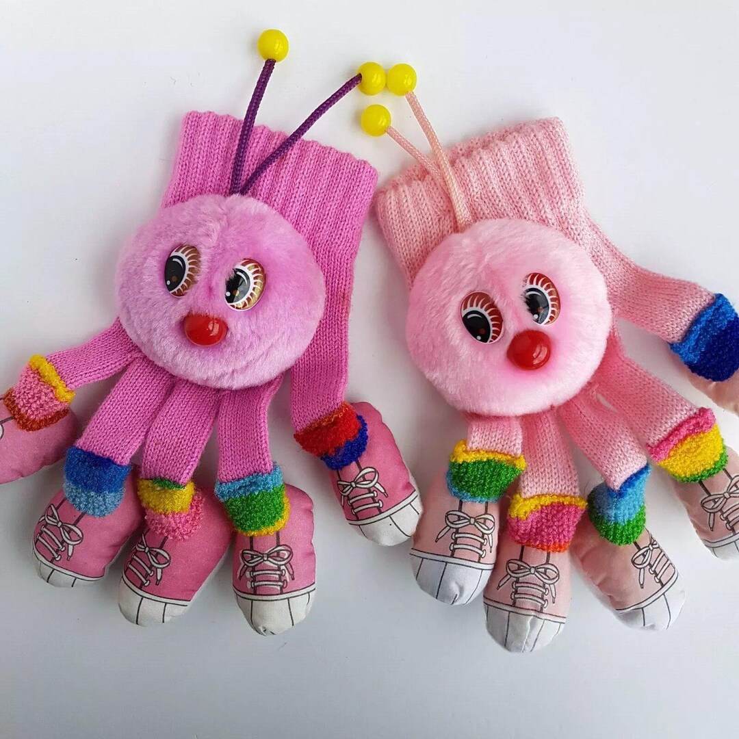 2 X VINTAGE 1985 Lots-a-lots-a-legs LOTSA LEGS Caterpillar Hand Puppet ...