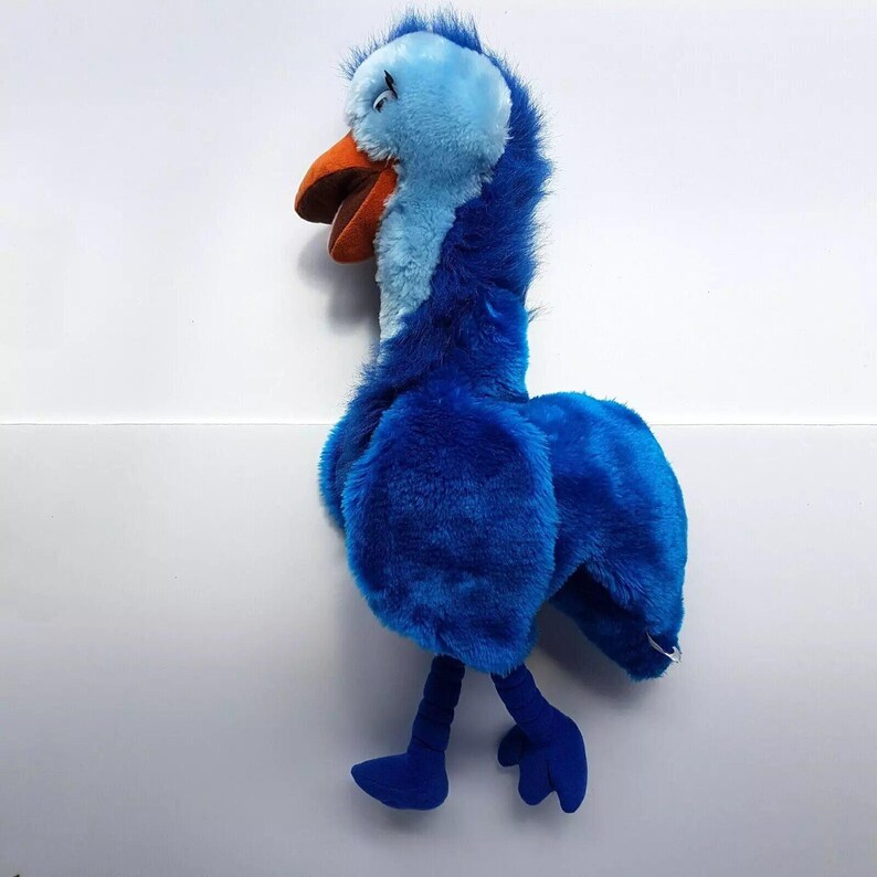 Rare Vintage LARGE 57cm Kangaroo Creek Gang EMILY Emu Hand Puppet Plush ...