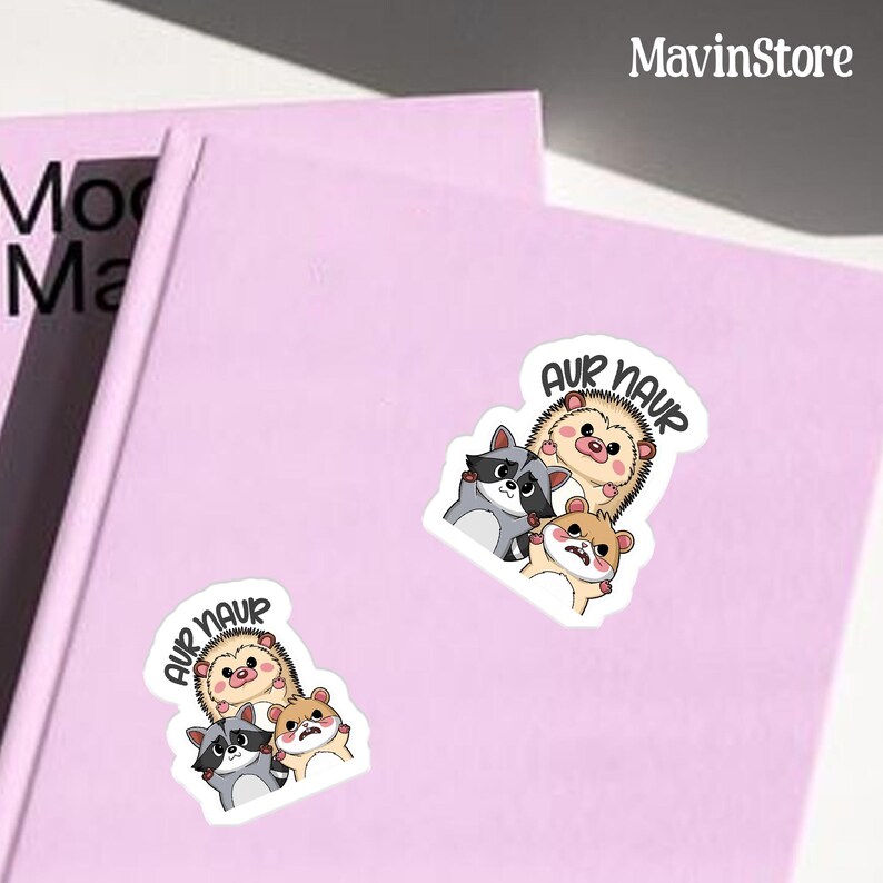 Possum Hamster Raccoon Aur Naur Cute Sticker Sticker, Meme Sticker ...