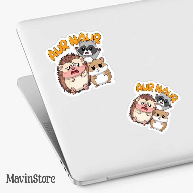 Possum Hamster Raccoon Aur Naur Cute Sticker, Racoon Meme Sticker ...