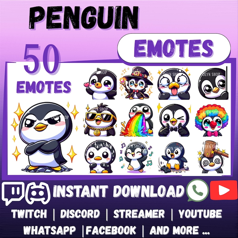 Discord Emojis Penguin - Etsy