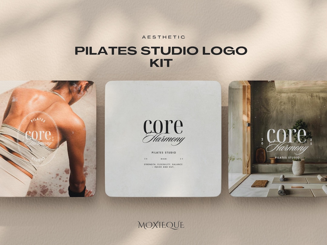 Logo Kit Pilates Studio, Personalised Modern Pilates Instructor Logo ...