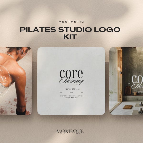 Pilates Logo Kit - Etsy