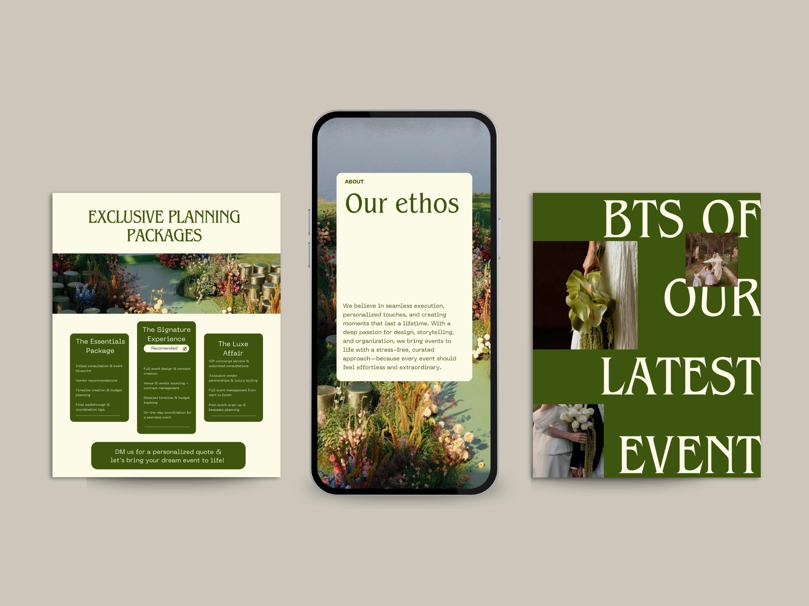 Event Planner Instagram Templates: Wedding & Party Planning (canva) - Etsy