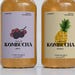Personalized Kombucha Labels Editable in Canva - Printable Kombucha ...
