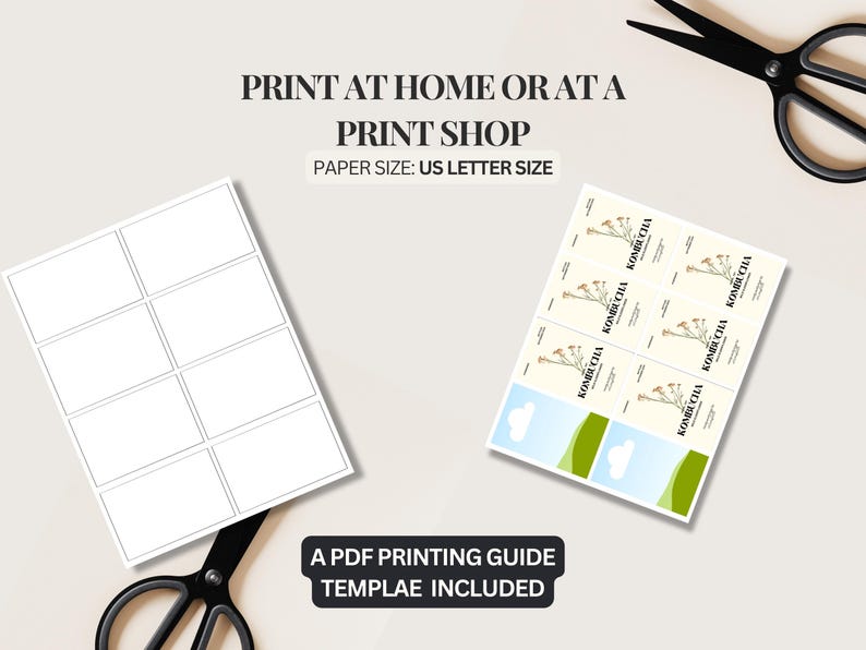 Personalized Kombucha Labels Editable in Canva - Printable Kombucha ...