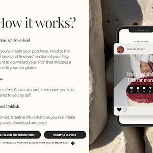 Cookies and Cakes Instagram Post Templates, Editable Canva Instagram ...