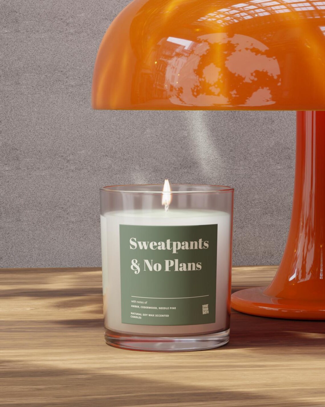 Candle Label New Home Editable Canva, Adjustable Label, Thin and Square ...