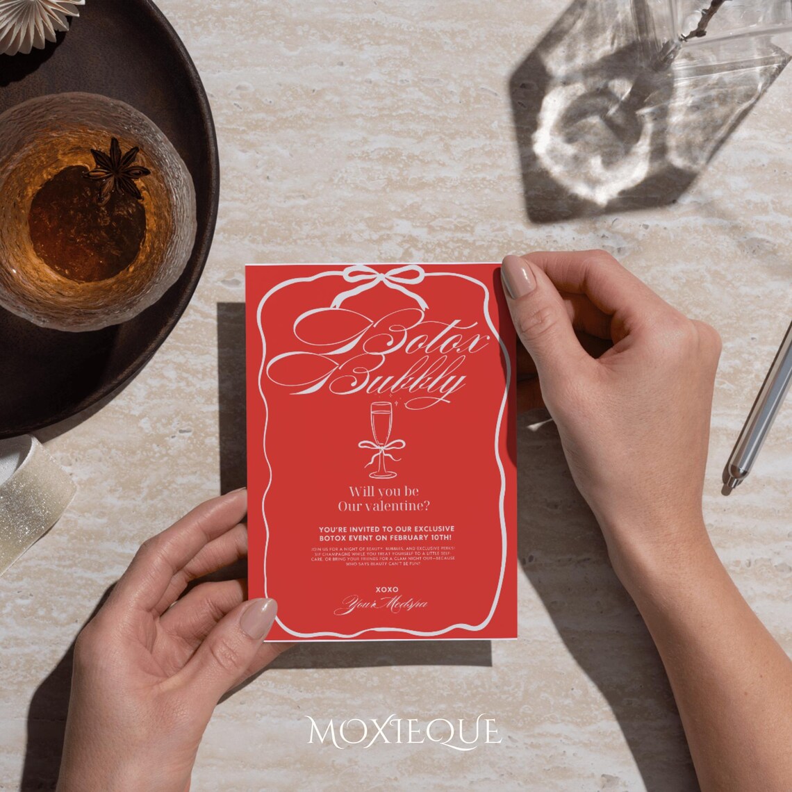 Valentine's Day Botox Party Invite, Skin Clinic Special Flyer, Spa ...