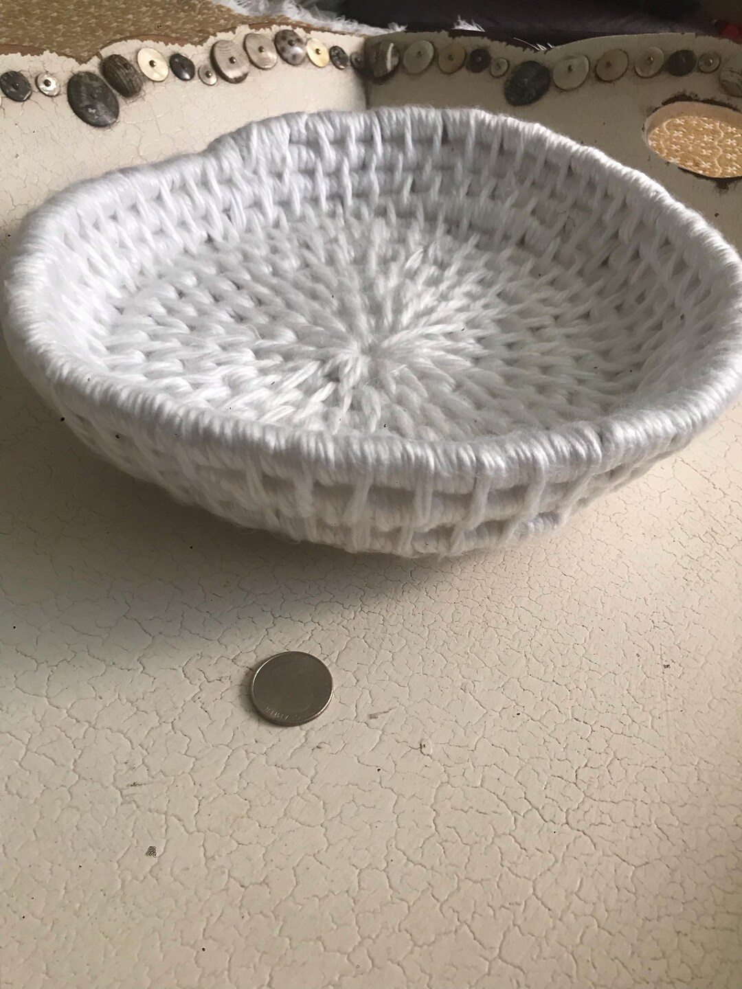 White Coil Basket - Etsy