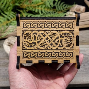 Viking Keepsake Box Norse Runes Scandinavian Pagan Valknut Sustainable ...