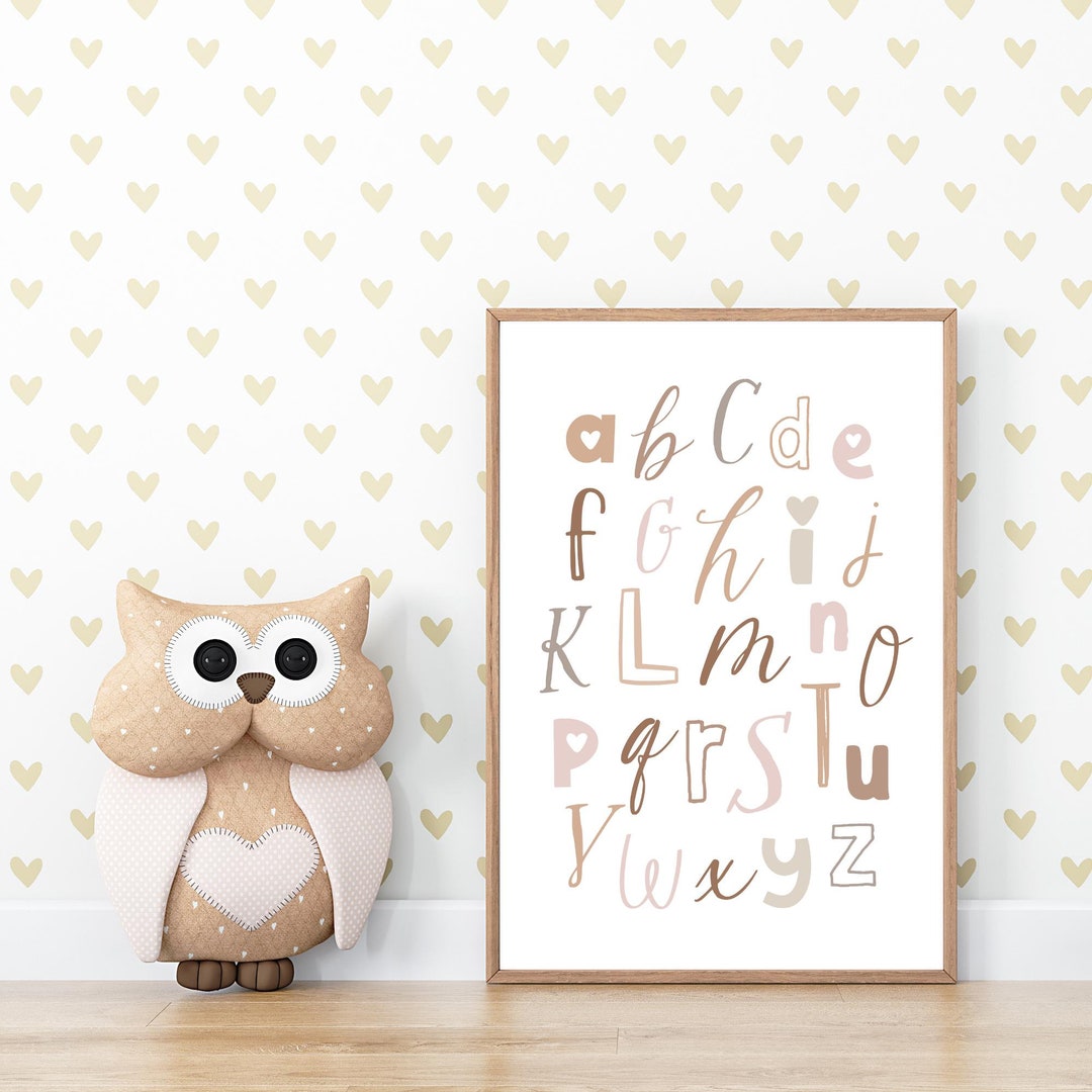 ABC Poster | Alphabet Poster | Letters Children's Room | ABC Poster for ...