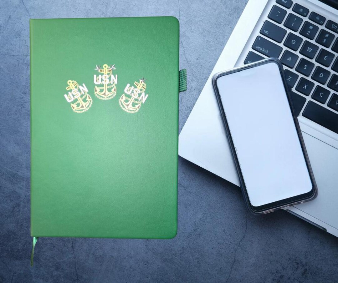 Navy Chief Hardbound Notebook: USN Anchor, Military Pride Green - Etsy