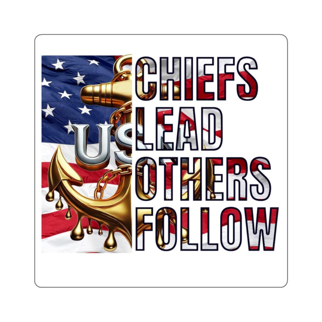 US Navy Chief Petty Officer Chiefs Lead Others Follow Vinyl Decal CPO ...