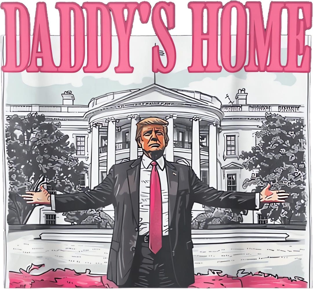 Daddys Home Png, Daddys Home Shirt Trump, White House Trump 2024 Png ...