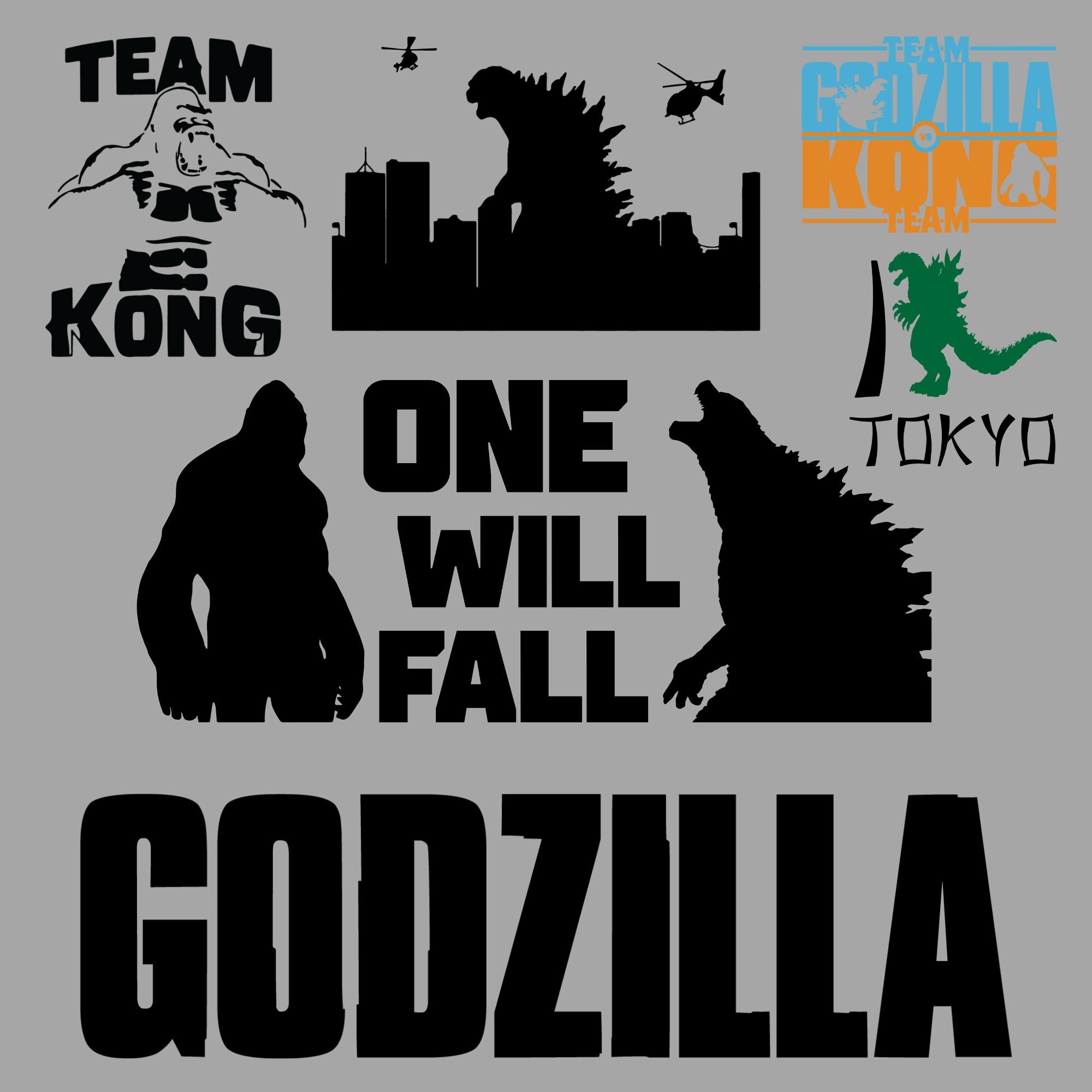 Godzilla Svg Mega Bundle, King Kong Svg Bundle, High Quality Godzilla ...