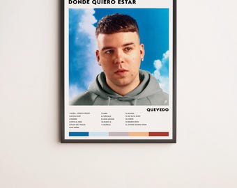 Quevedo, 2 portadas digitales del álbum, Donde quiero estar / Buenas ...