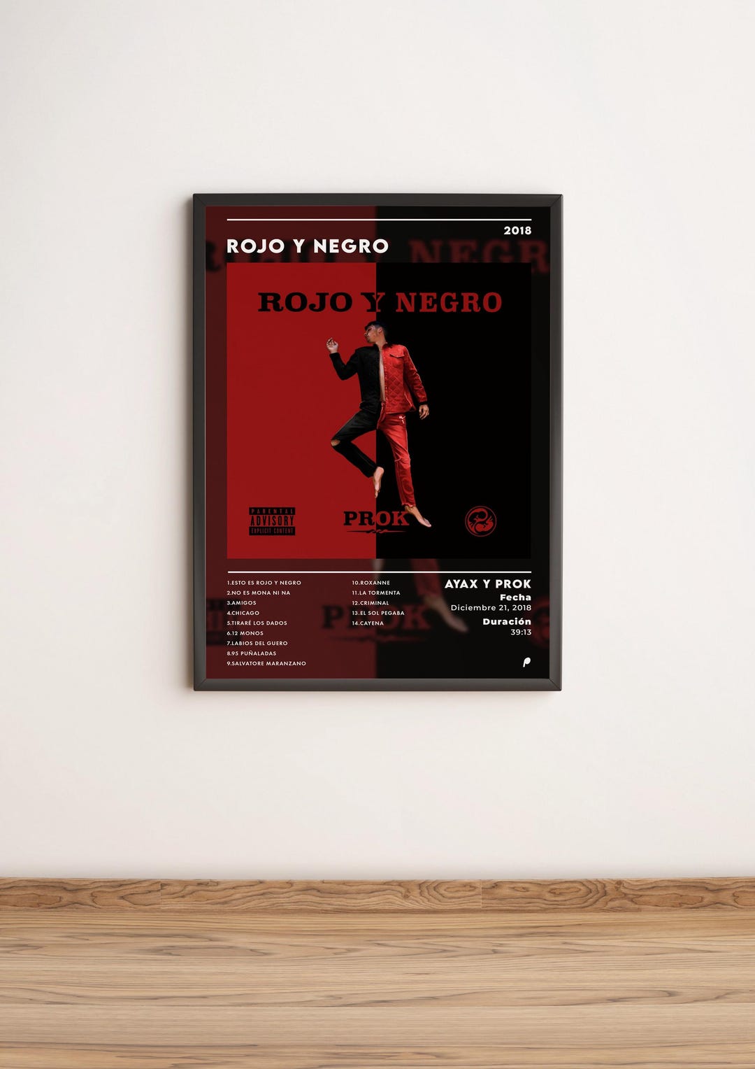 Red and Black Poster - Ayax and Prok (apoleo Edition) - Etsy