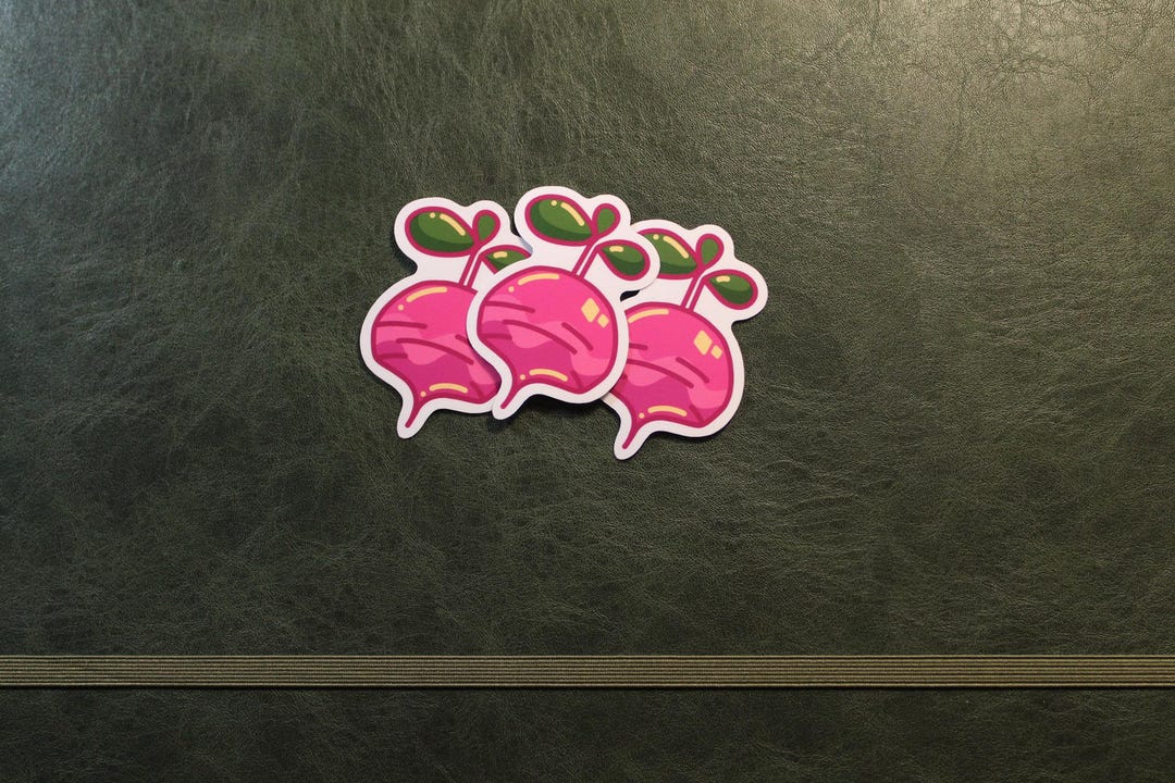 Turnip Sticker - Etsy