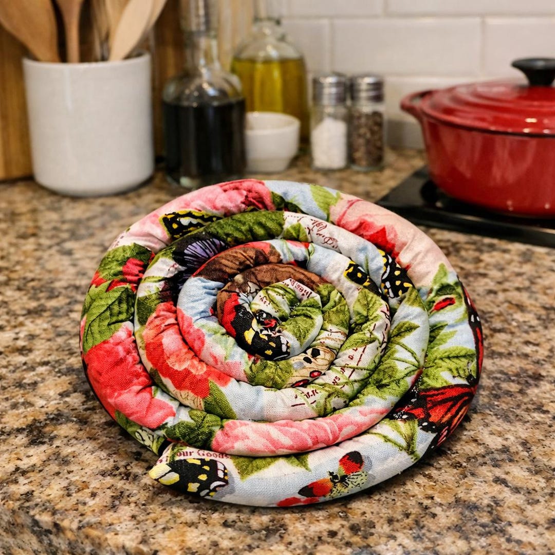 Butterflies and Flowers Trivets/handmade Trivets/kitchen/handmade Inusa ...