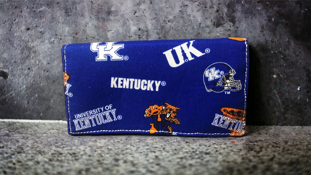 UK Checkbook Cover/handmade/ready to Ship/quilted Checkbook/university ...
