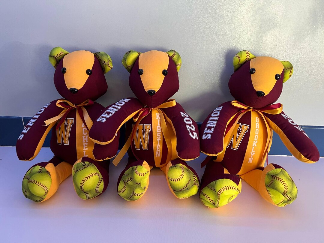 Senior Teddy Bear/memory Bear/handmade Bear/graduation Bear, Keepsake ...