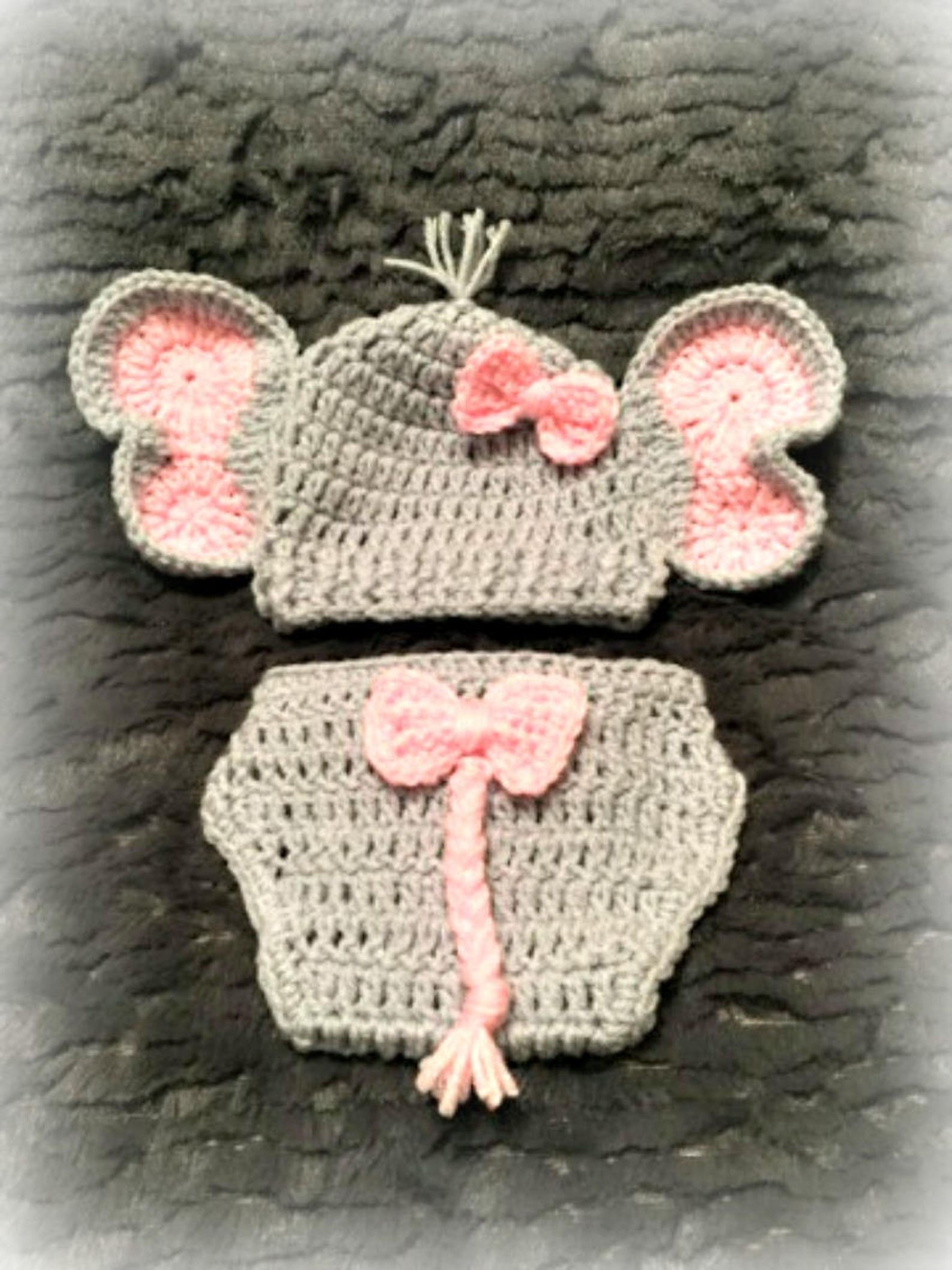 Elephant Baby Set/newborn Elephant Set/baby Girl Gift/baby | Etsy