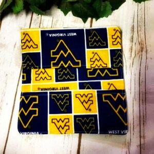 WVU Checkbook Cover/handmade/checkbook/ready to Ship/quilted Checkbook ...
